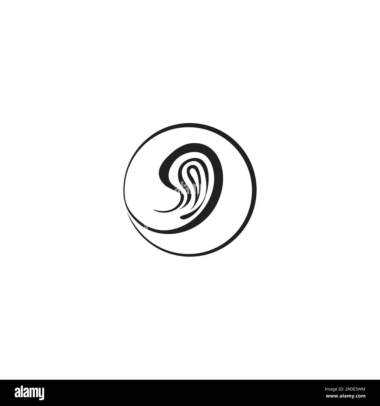 Ear Hearing Logo Creative Design Template Vector Stock Vector Image ...
