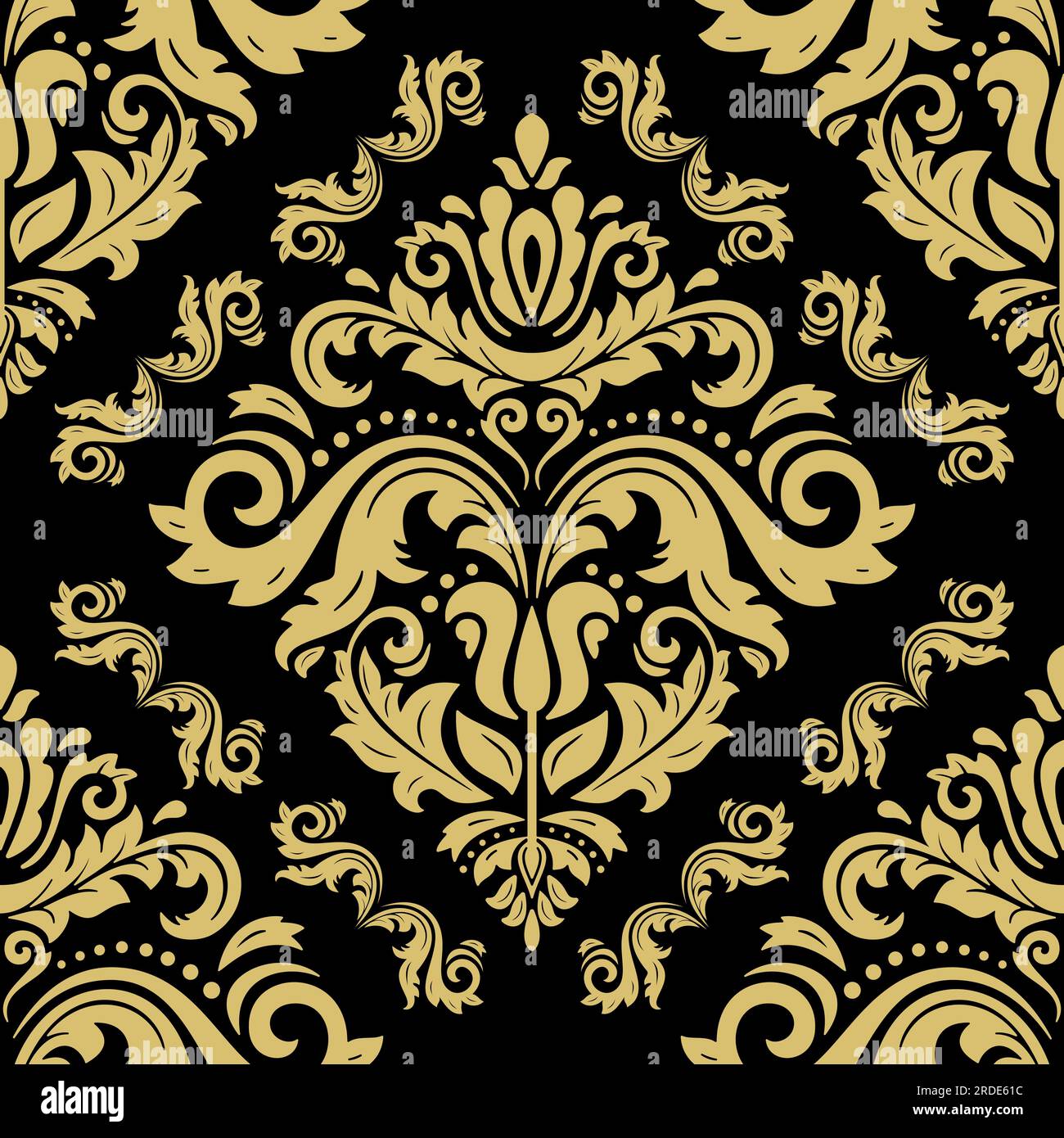 Orient vector classic pattern. Seamless abstract background with ...