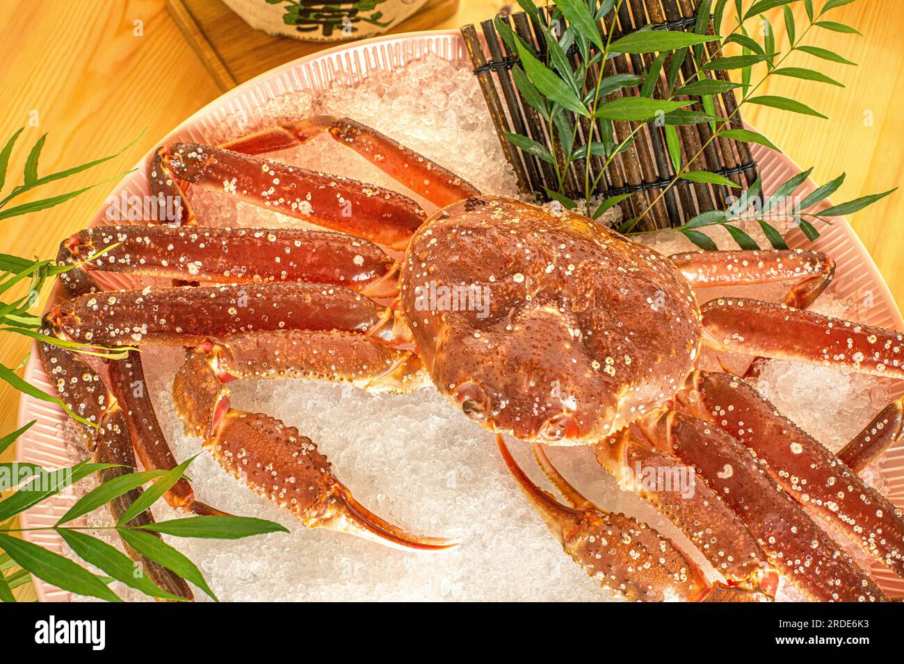 Matsuba Crab, Fresh raw Snow crab sashimi , Japanese food Stock Photo ...