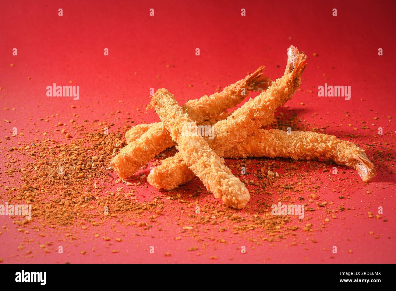 Kuruma Prawn Tempura, Isolated on White Background Stock Photo - Alamy