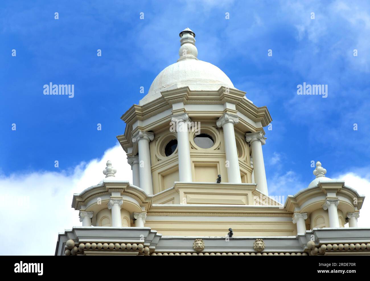 Landmark hotel, Douglas House, is Italian Renaissance. It has a round ...