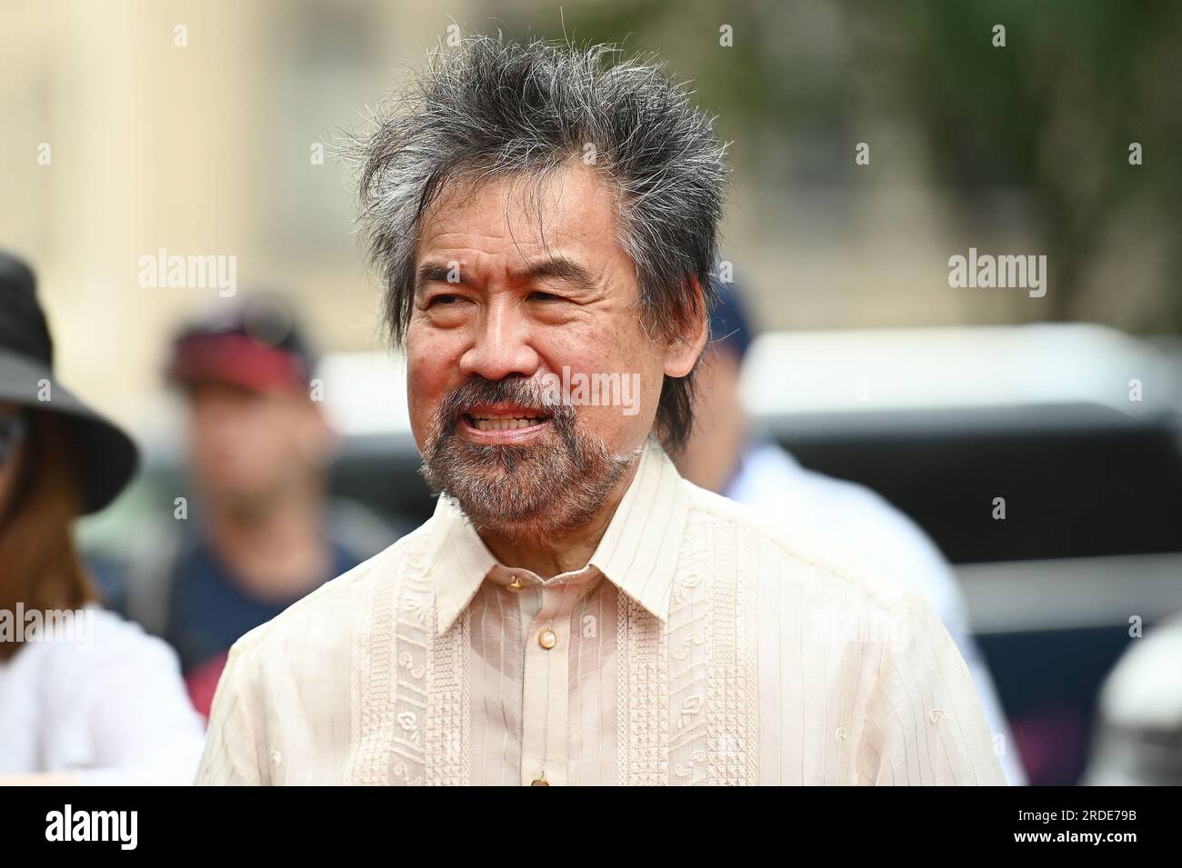 New York, USA. 20th July, 2023. Playwright David Henry Hwang walks the ...