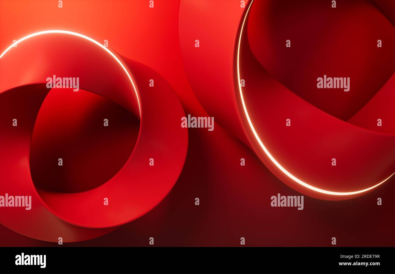 3d loop rendering geometrical shape hi-res stock photography and images ...