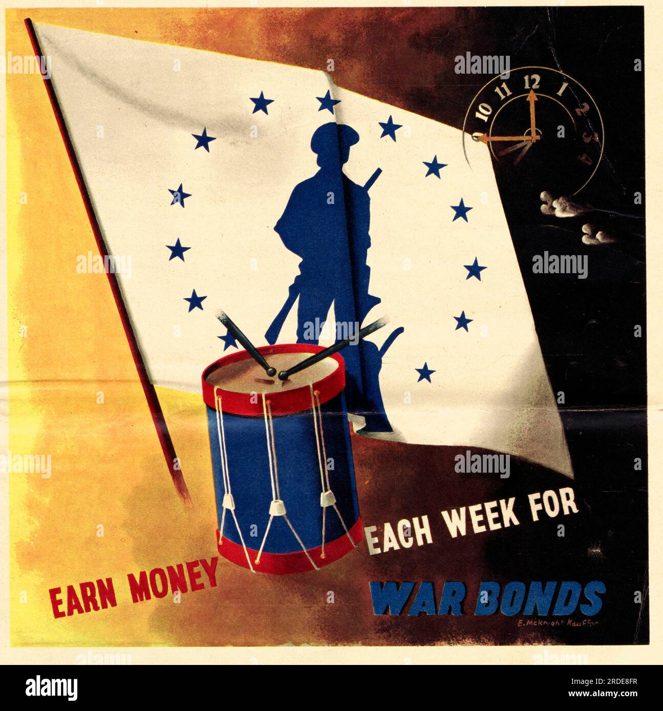 Vintage world war ii poster hi-res stock photography and images - Alamy