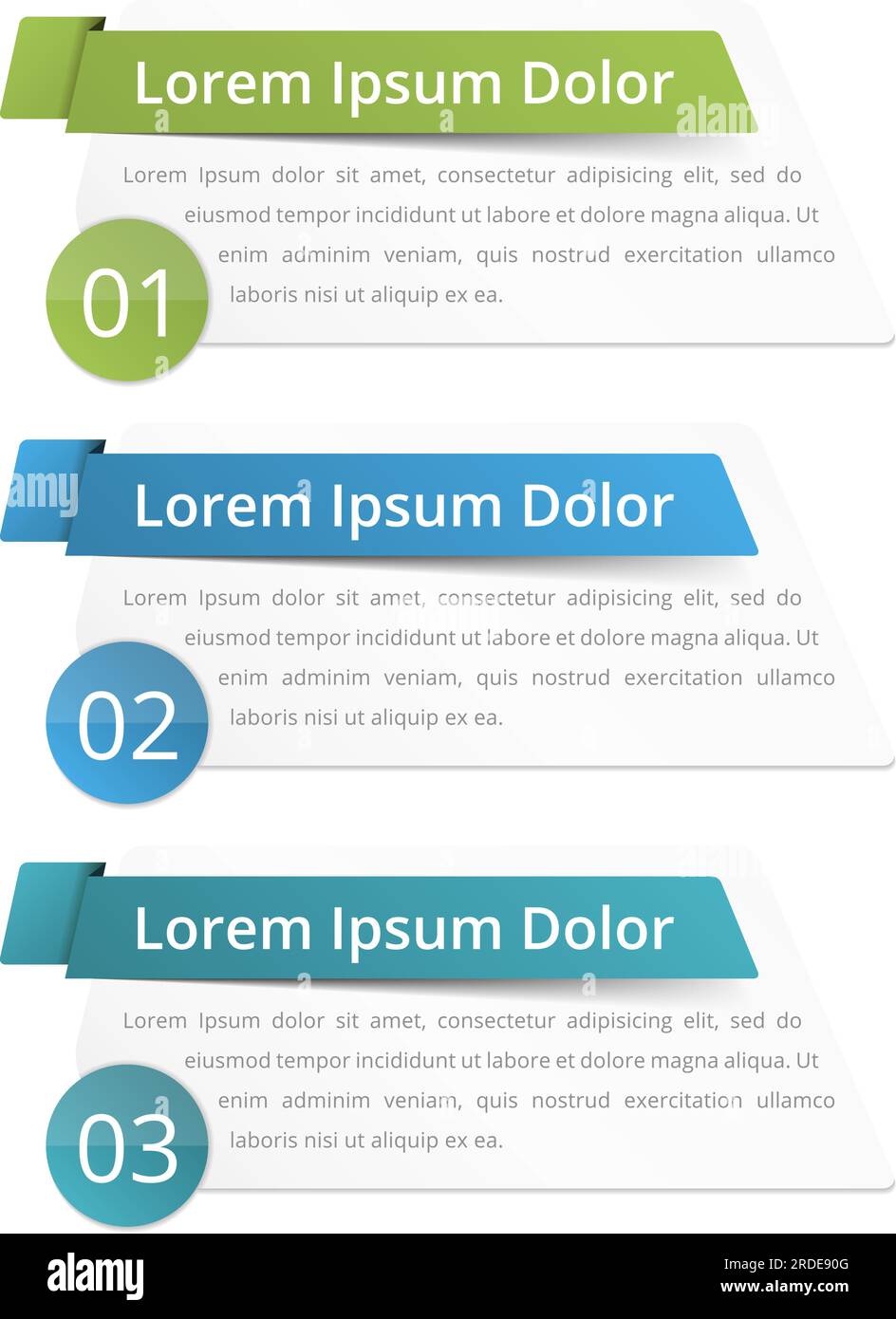 Infographics design elements with place for numbers (steps or options ...