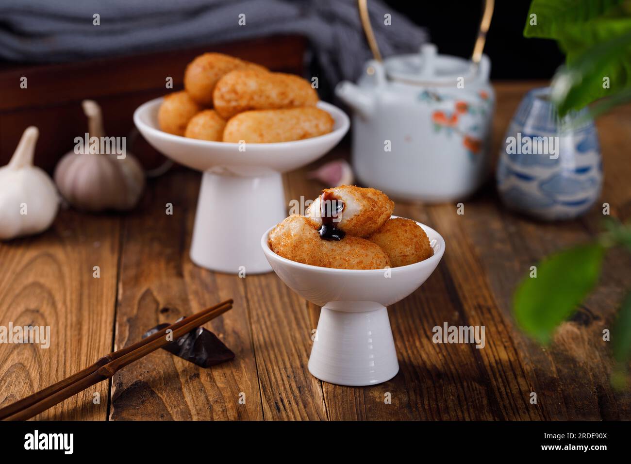 Brown sugar glutinous rice cake Stock Photo - Alamy