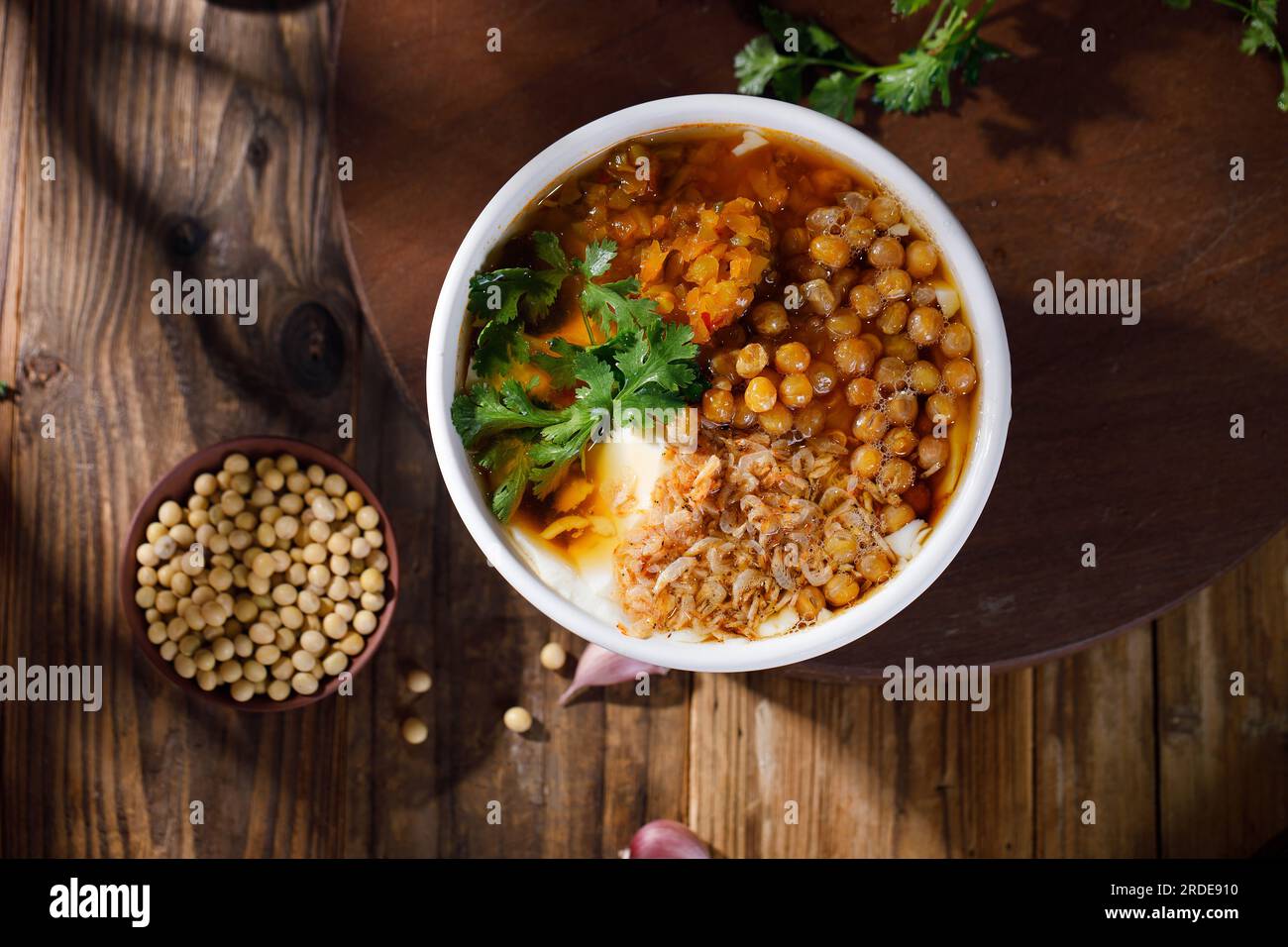 Chinese food spicy Douhua, Tau Fu Fa Stock Photo - Alamy