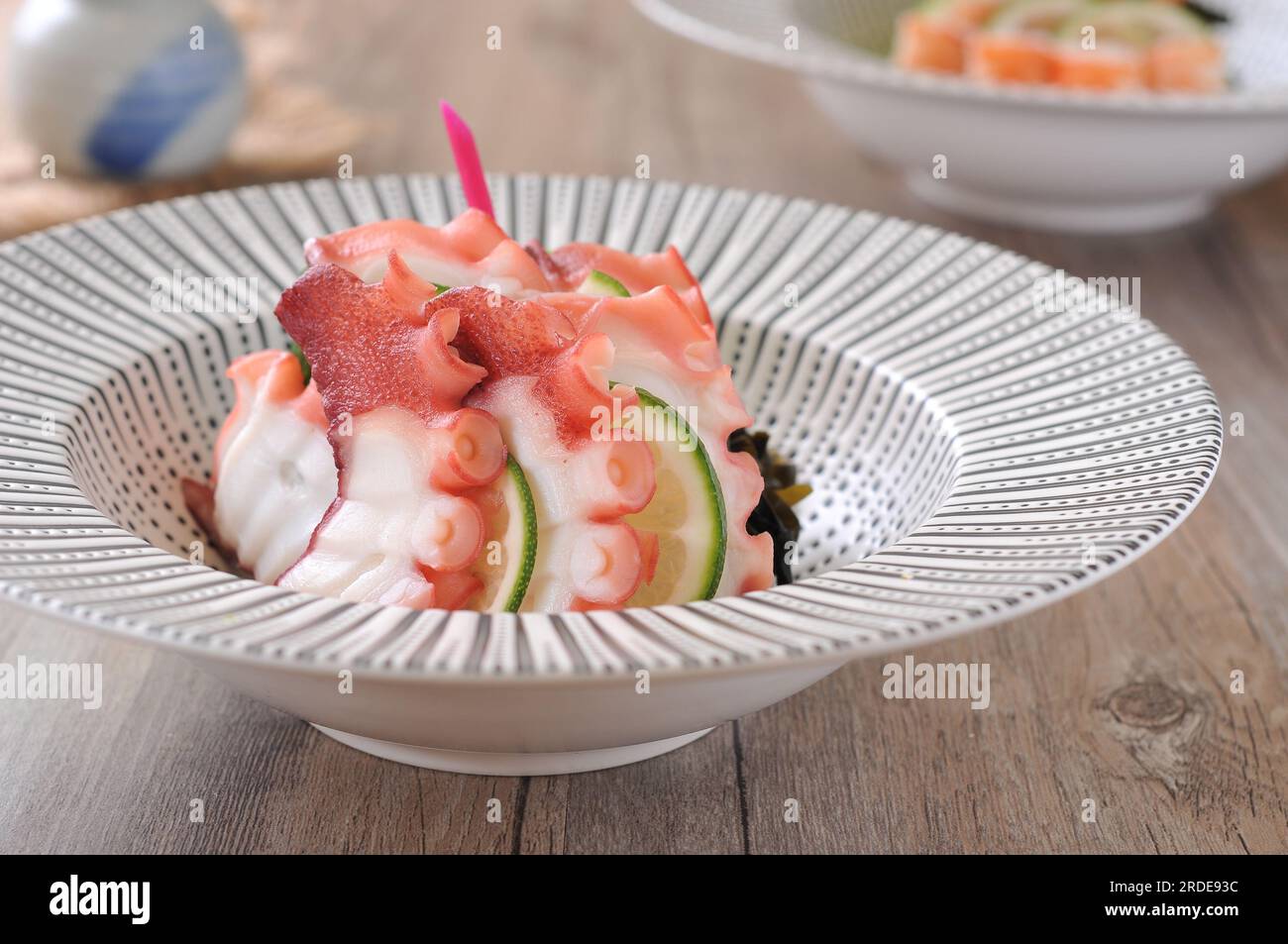Octopus with Lemon and Vinegar Sauce, Japanese Cuisine Stock Photo - Alamy