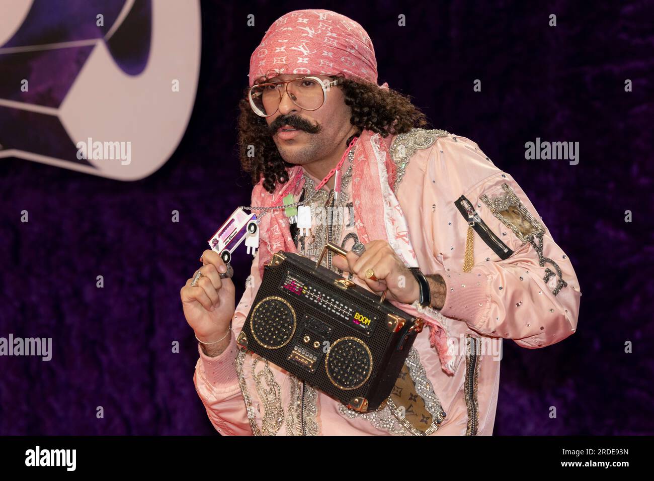 San Juan, Puerto Rico. 20th July, 2023. Dulce como Candy arrives at the ...