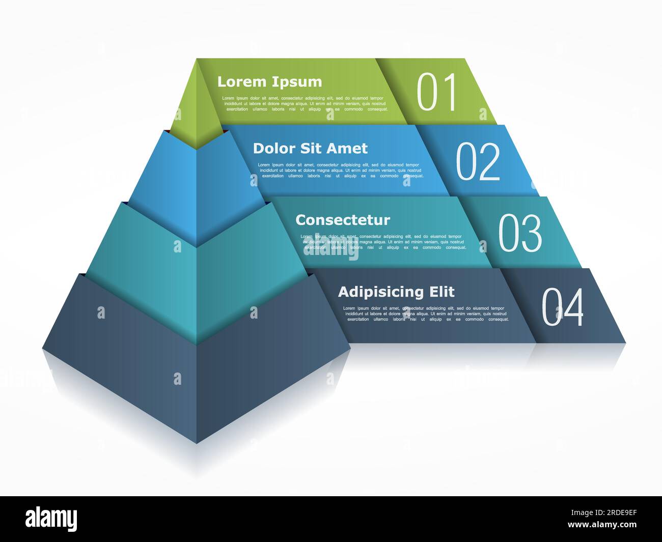 Pyramid chart with four elements, vector eps10 illustration Stock ... Pyramid chart with four elements, vector eps10 illustration Stock ...