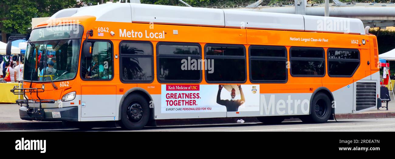 Los Angeles, California: LA Metro Bus Transit, Public Transport of Los ...