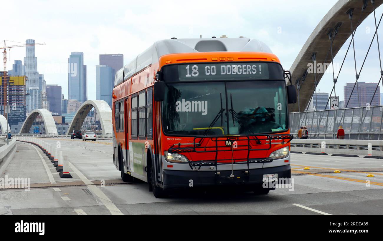 Los Angeles, California: LA Metro Bus Transit, Public Transport of Los ...
