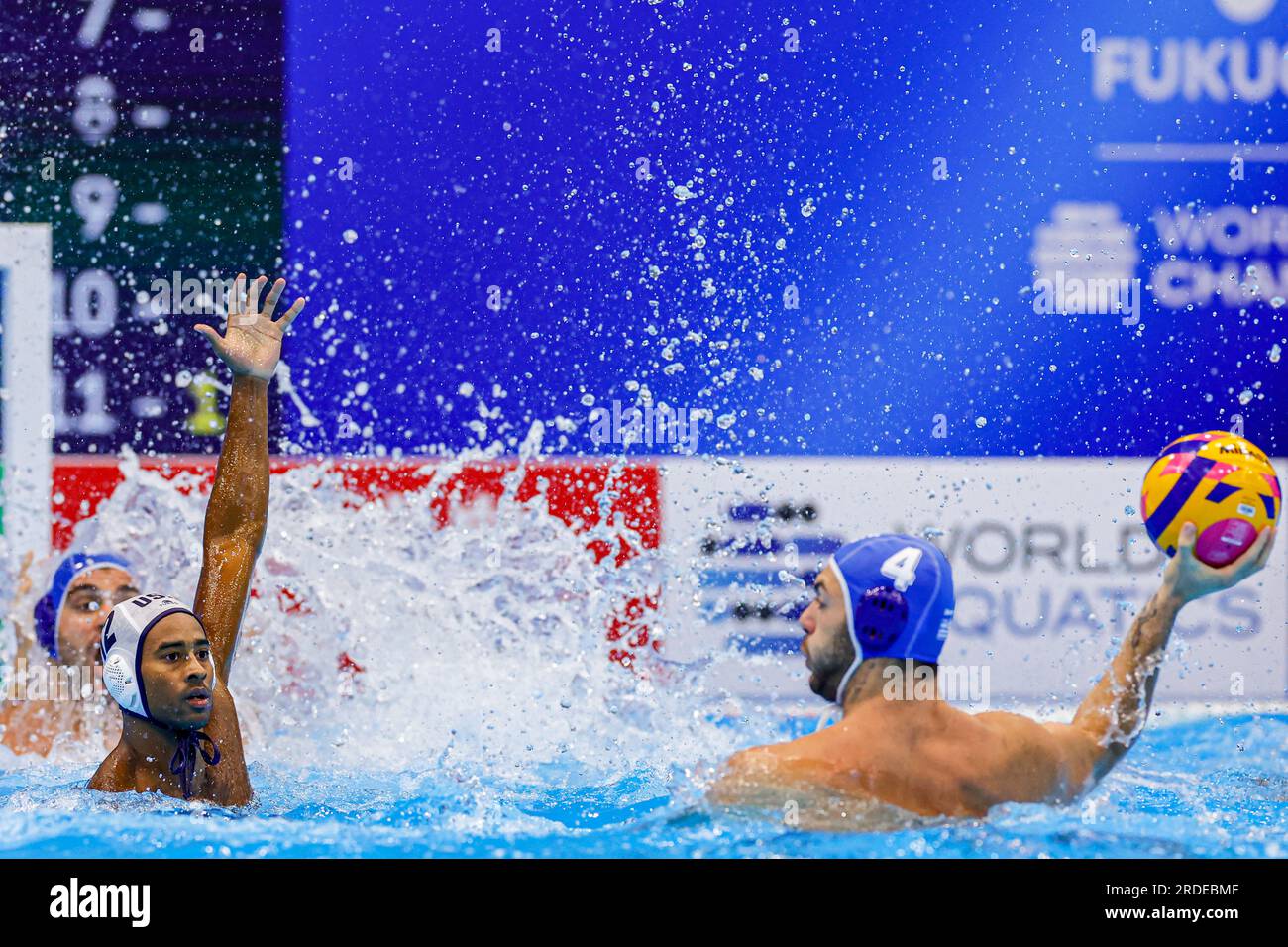 Fukuoka, Japan. 21st July, 2023. FUKUOKA, JAPAN - JULY 21: Max Irving ...