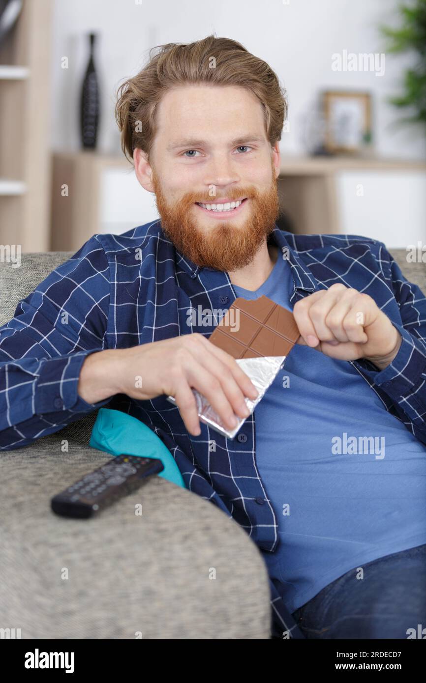 Chocolate concept gesture hi-res stock photography and images - Alamy