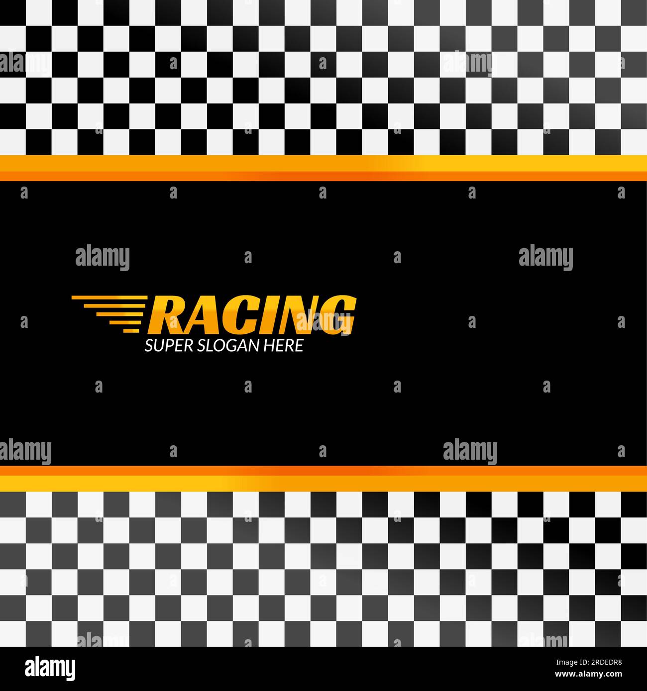 Chequered flag poster hi-res stock photography and images - Alamy