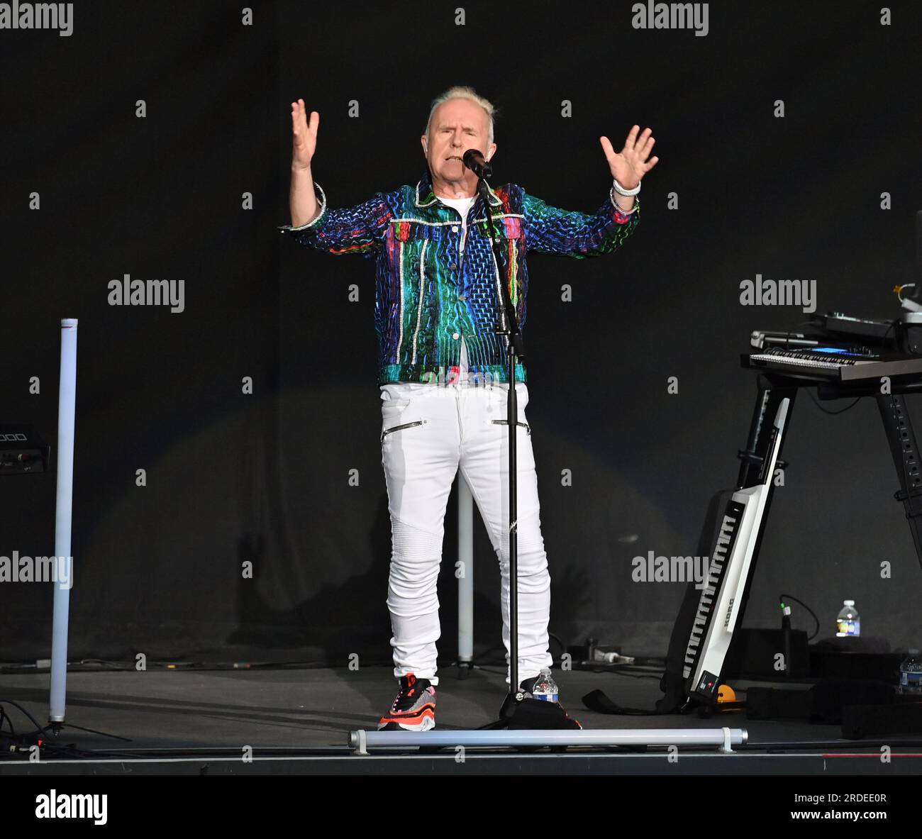 Nashville, USA. 20th July, 2023. Howard Jones in concert on ‘The ...