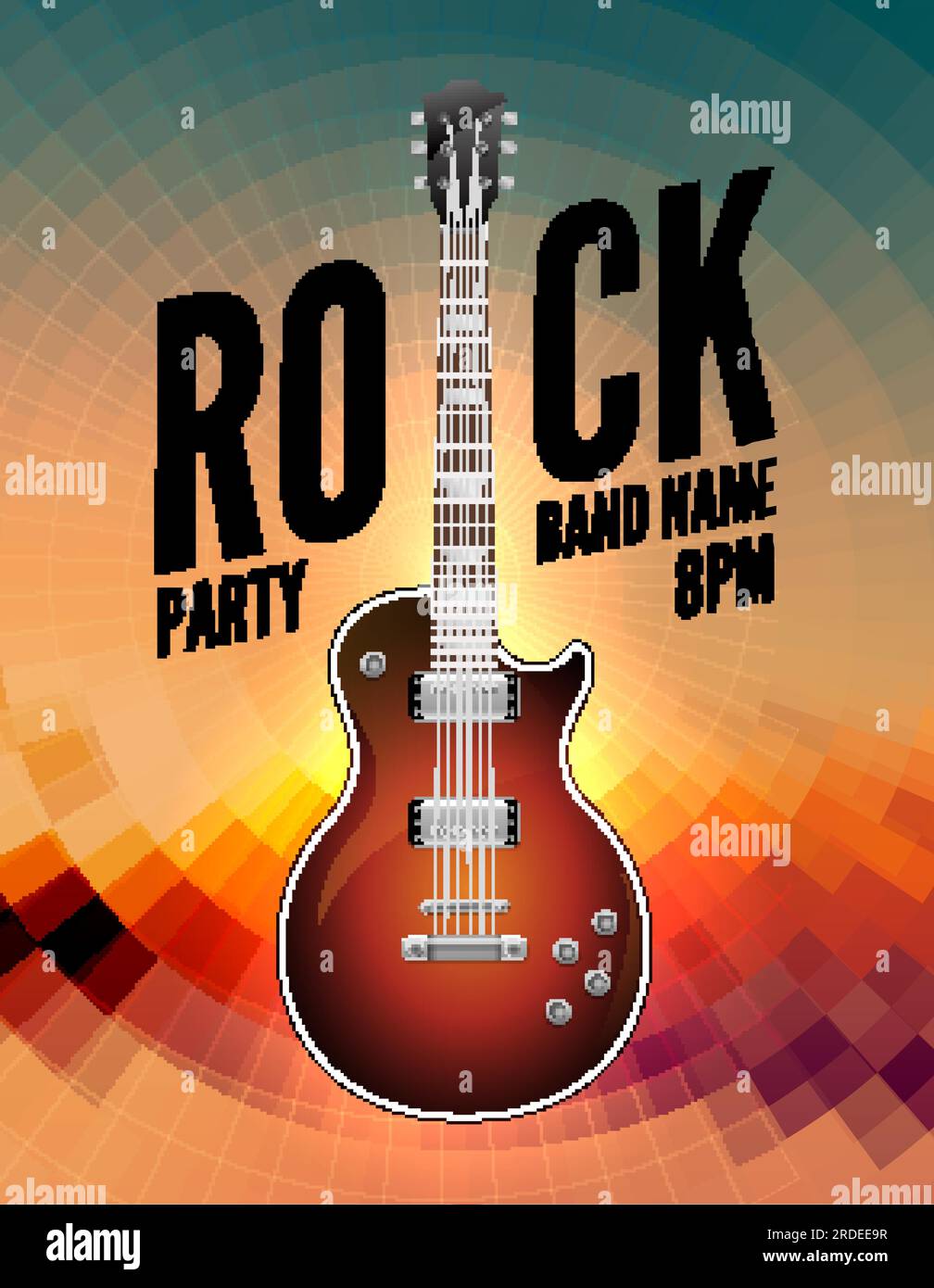 Rock Concert Poster Background