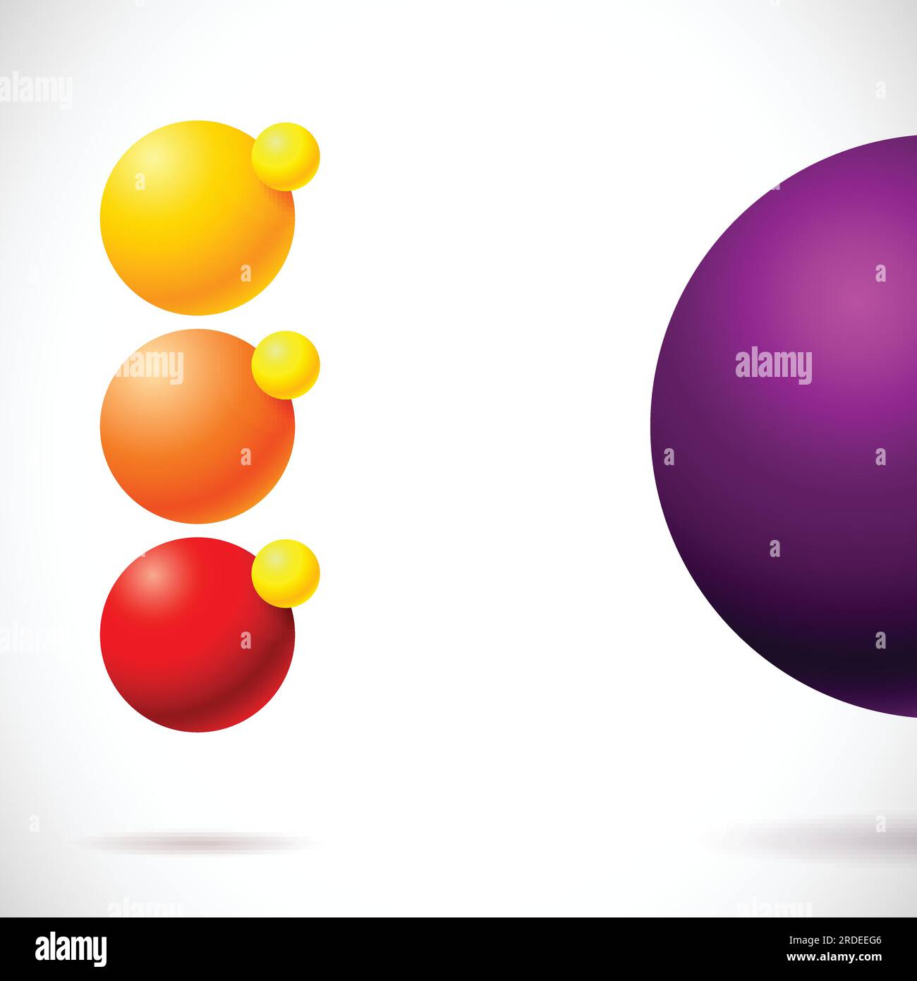 Infographics with group of flying balls Stock Vector Image & Art - Alamy