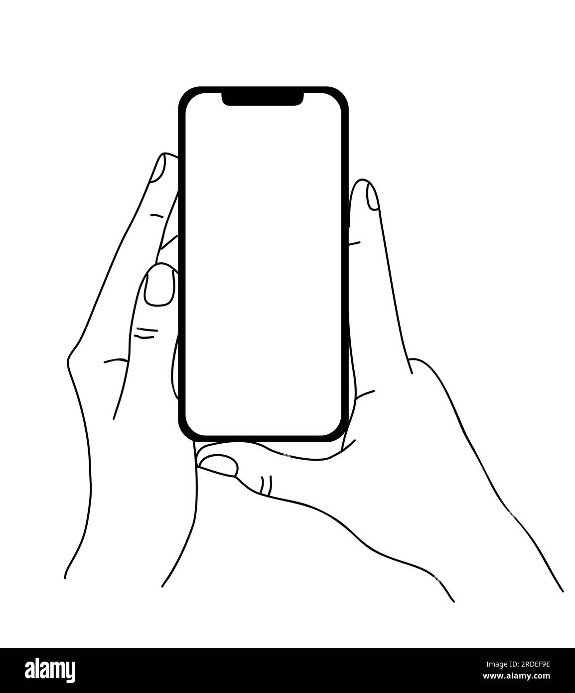 Hands black and white sketch hi-res stock photography and images - Alamy