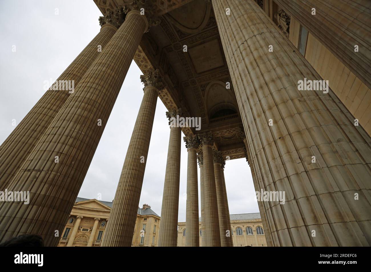 Corinthian column of Pantheon - Paris, France Stock Photo - Alamy