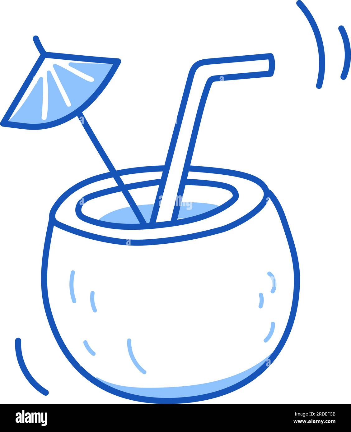 Drink cocktail, juice doodle. Hand drawn sketch doodle style drink ...