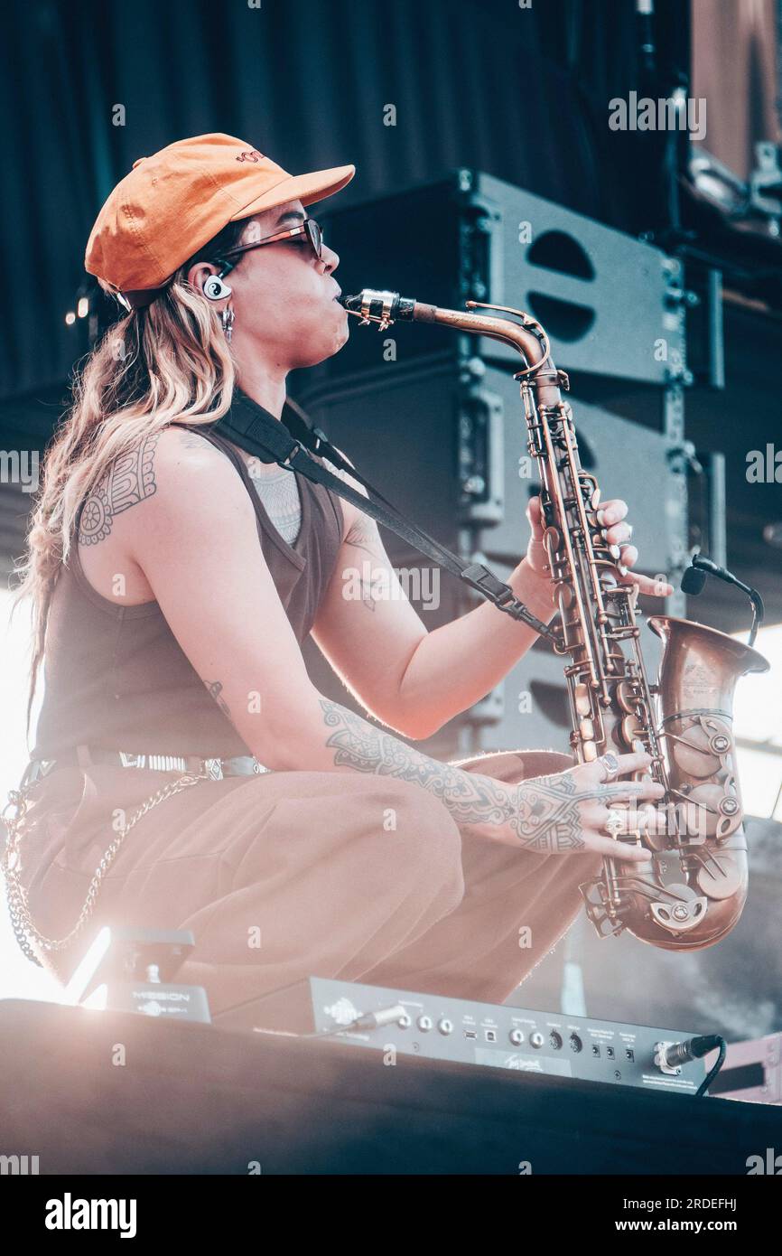 Madrid, Spain. 07th July, 2023. Australian singer-songwriter, multi-instrumentalist, music ...