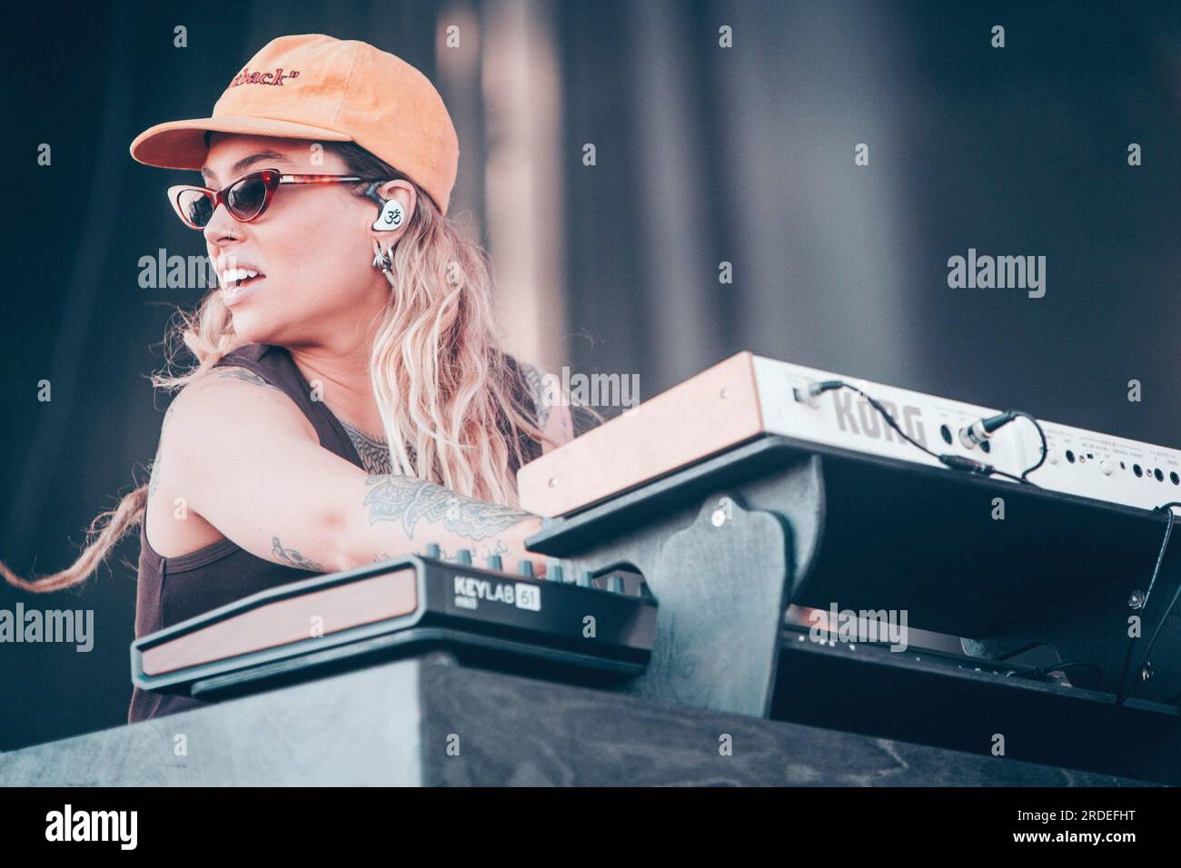 Madrid, Spain. 07th July, 2023. Australian singer-songwriter, multi ...