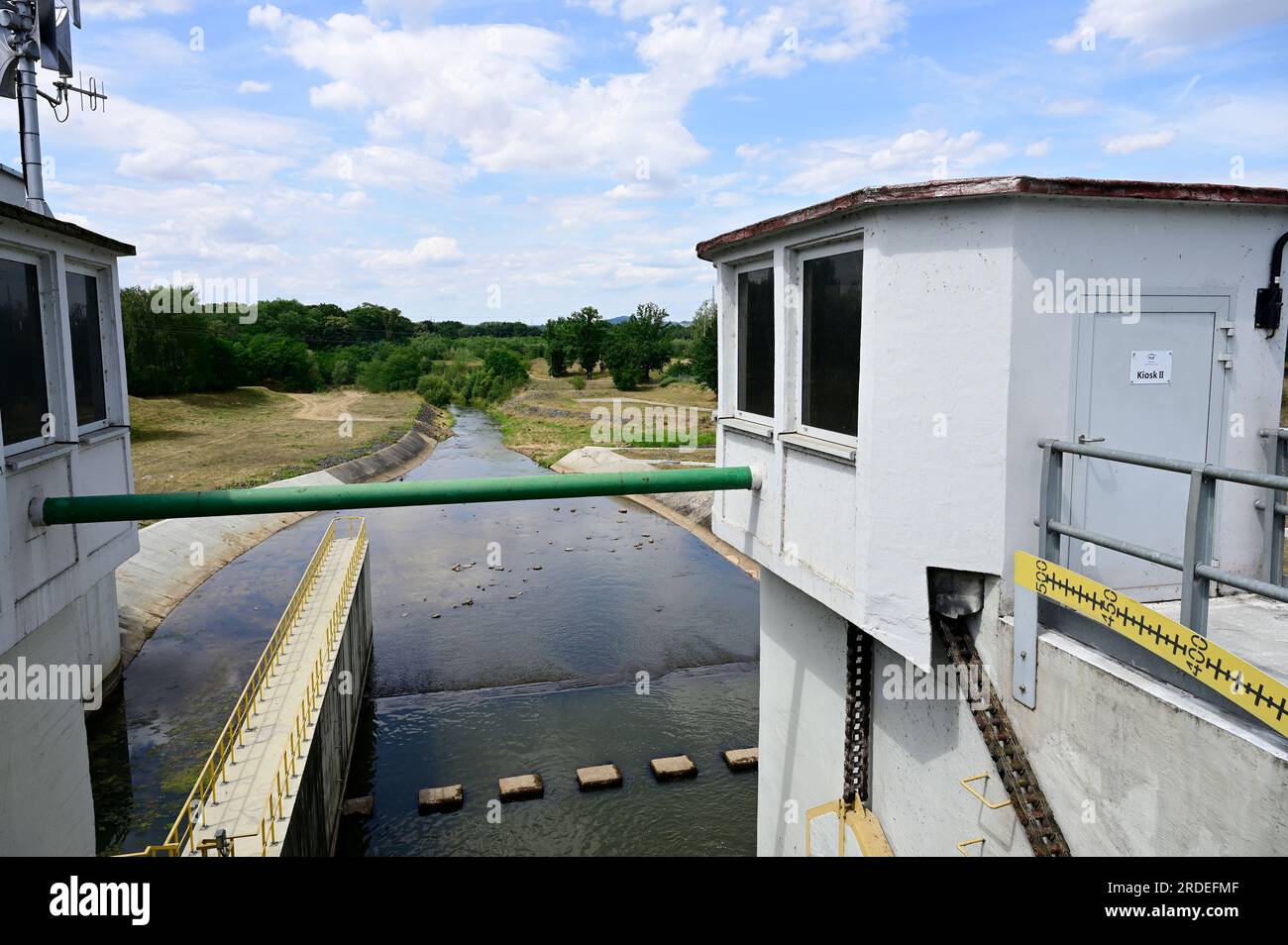 Der Niedów-Stausee oder Witka-Stausee (polnisch zbiornik wodny Niedów ...