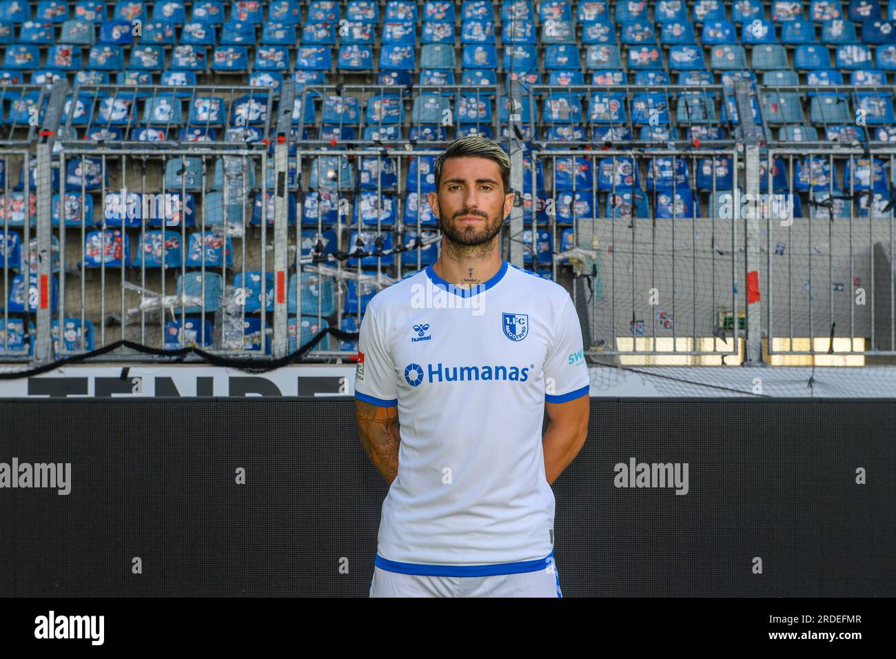 Magdeburg, Germany. 20th July, 2023. Cristiano Piccini of the football ...