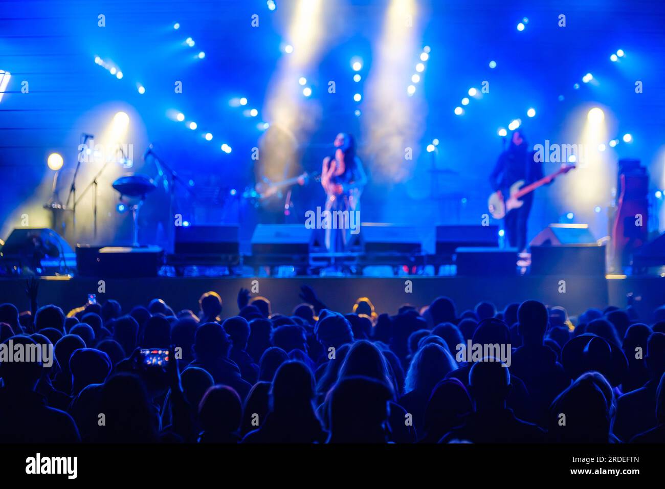 Audience Looking At Stage
