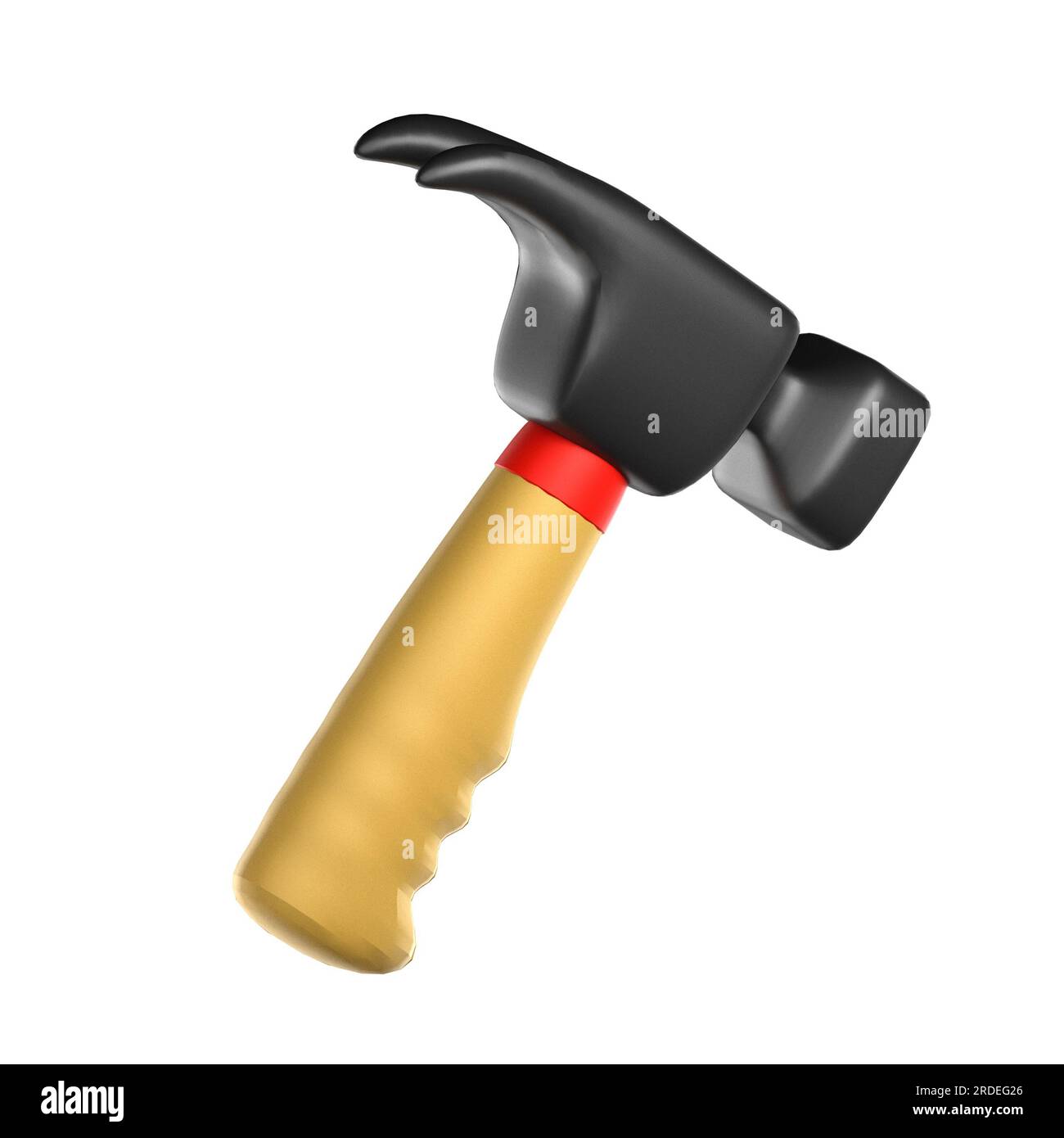 3d illustration. set of 3D hammer labor day icons. tools for doing ...