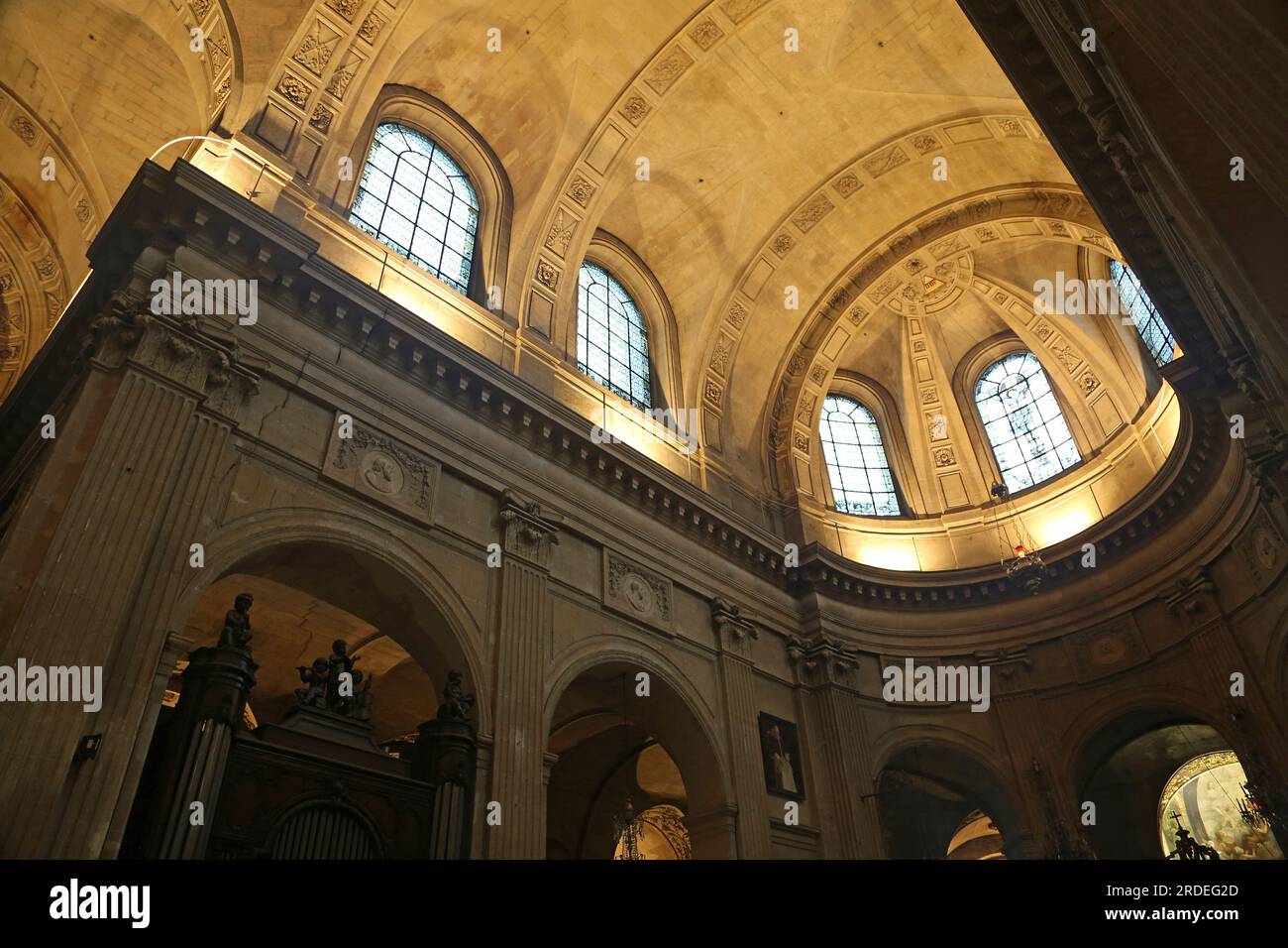 The ceiling and the arcade - Saint-Nicolas-du-Chardonnet - Paris ...