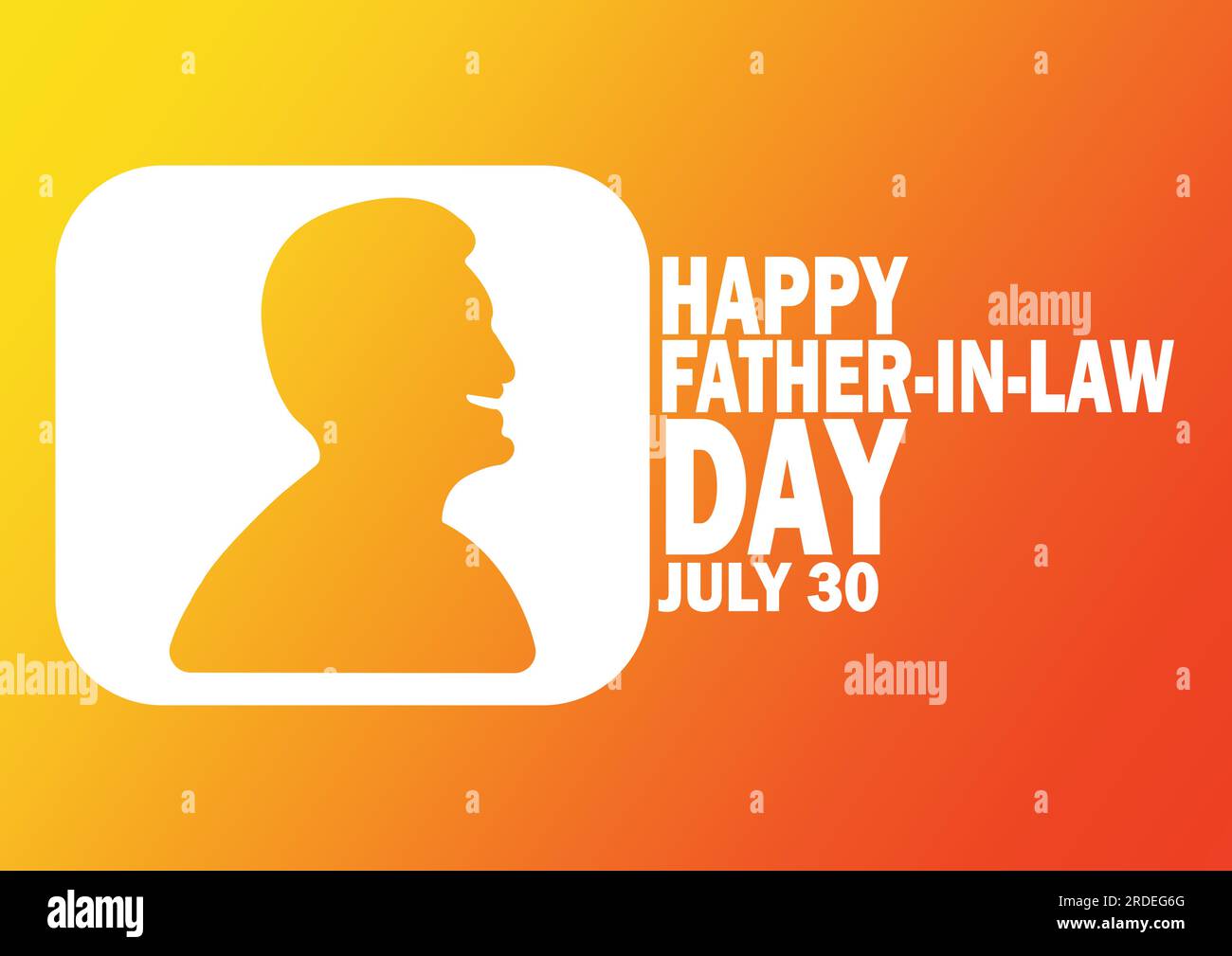 Happy Father In Law Day. July 30. Holiday concept. Template for ...