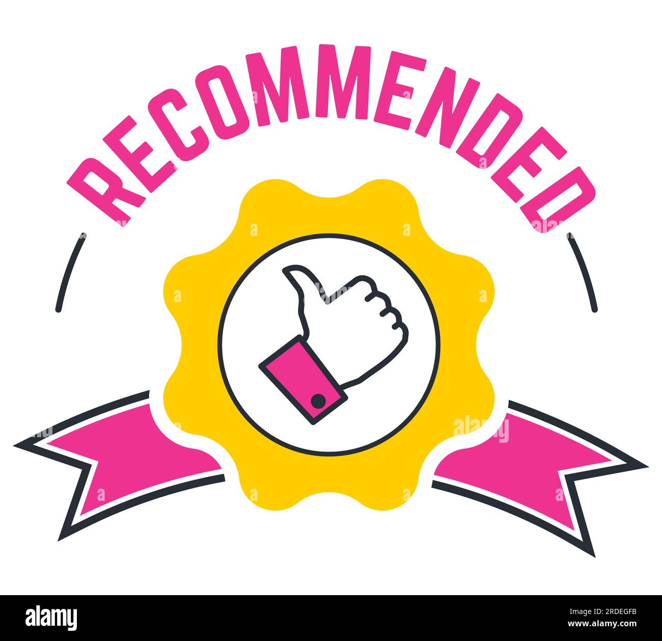 Recommended for you social media Stock Vector Images - Alamy