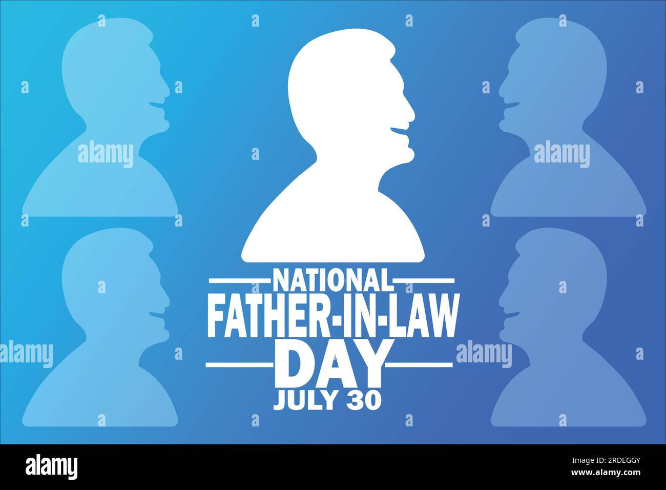 National Father In Law Day Vector illustration. July 30. Holiday ...