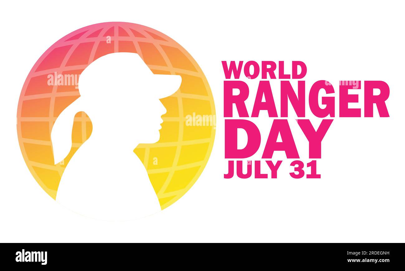 World Ranger Day Vector Illustration. July 31. Suitable for greeting ...