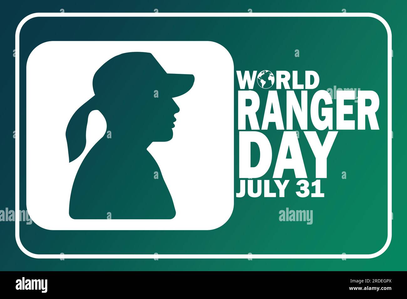 World Ranger Day. July 31. Holiday concept. Template for background ...