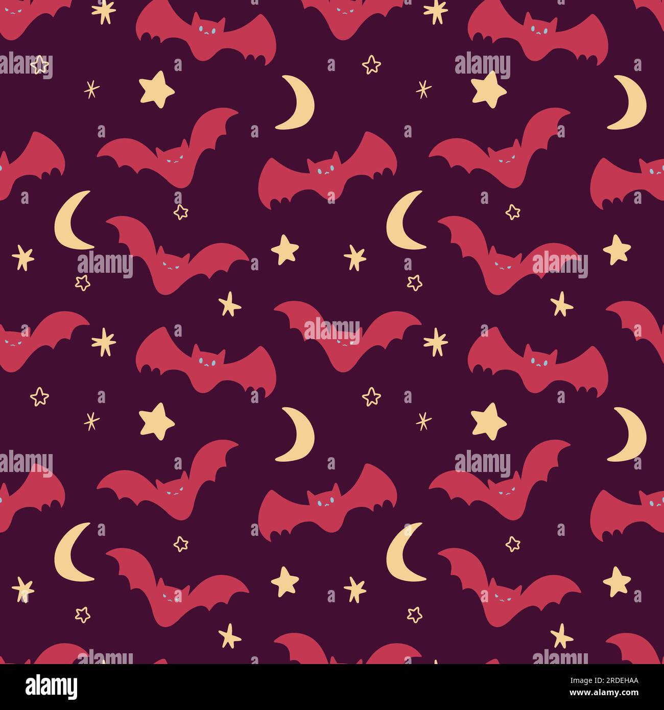 Isolated seamless flying bats Stock Vector Images - Alamy