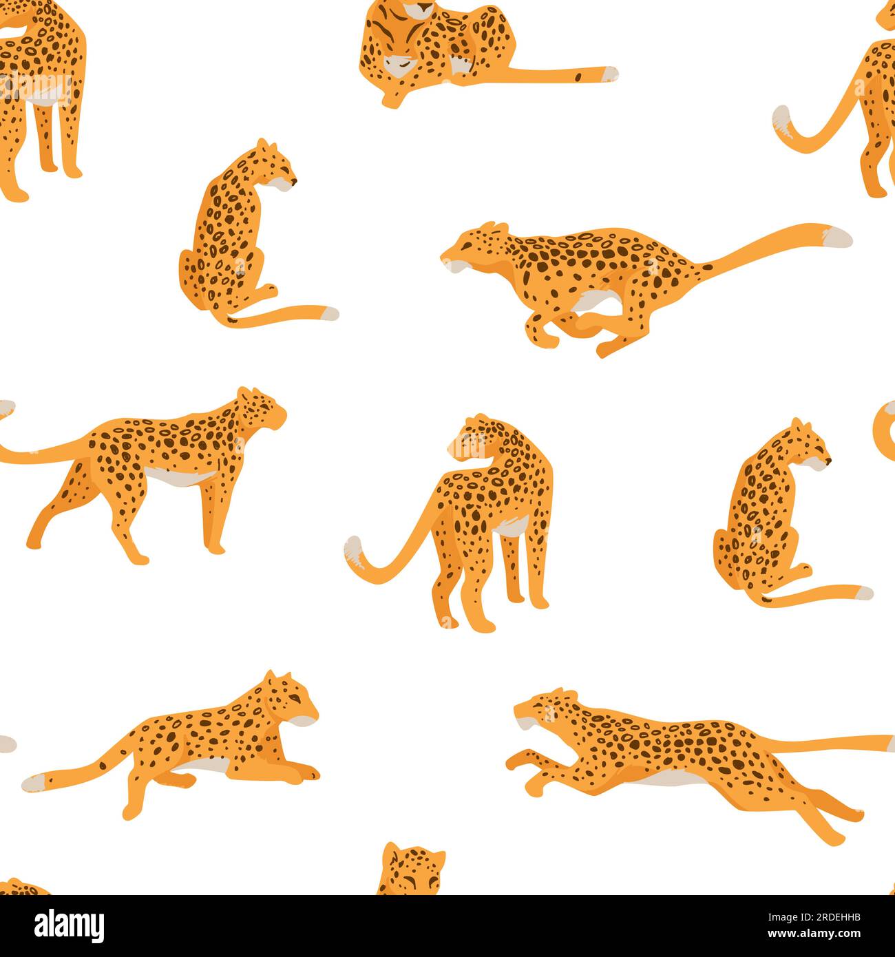 Cheetah habitat Stock Vector Images - Alamy