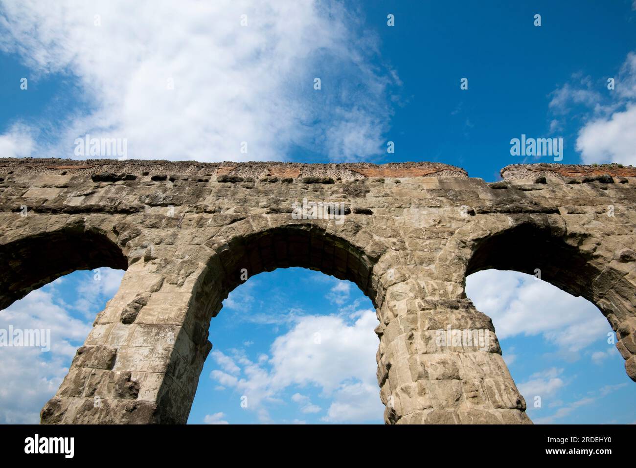 Claudio Aqueduct - Rome - Italy Stock Photo - Alamy