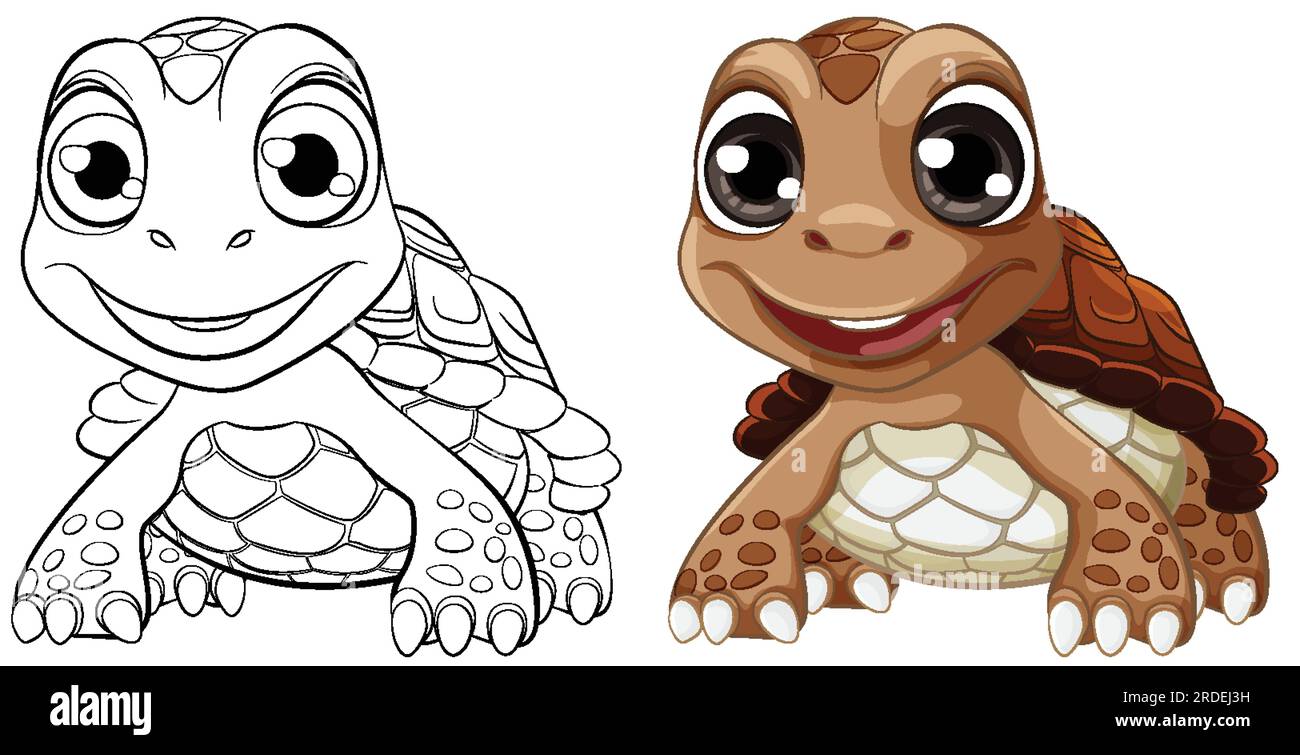 Cute Animated Turtles To Draw
