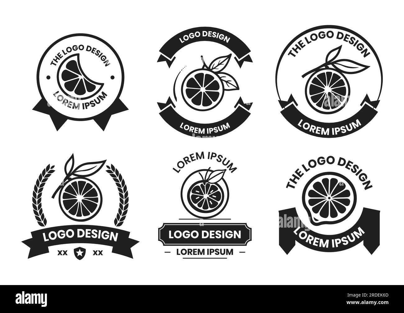 Lemon logo Cut Out Stock Images & Pictures - Alamy