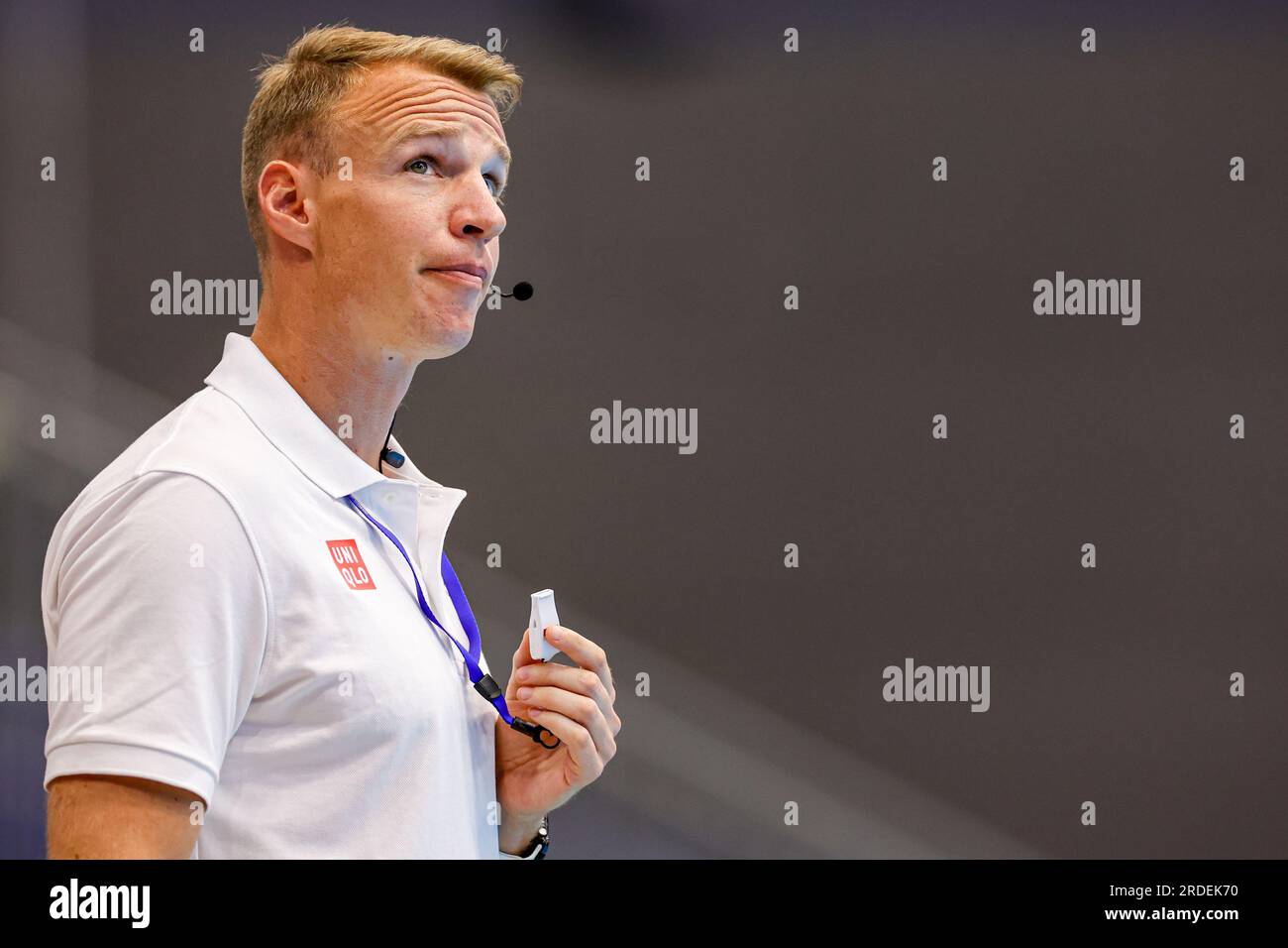 Fukuoka, Japan. 21st July, 2023. FUKUOKA, JAPAN - JULY 21: referee ...