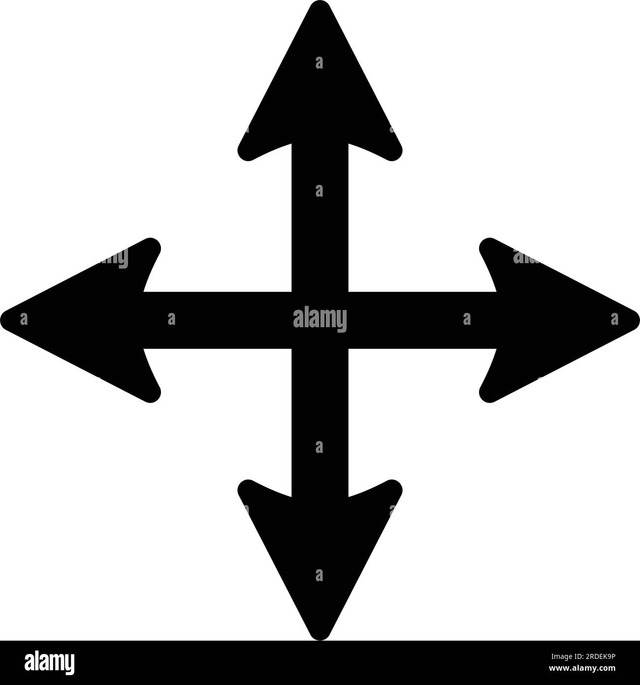 Four arrow Black and White Stock Photos & Images - Alamy