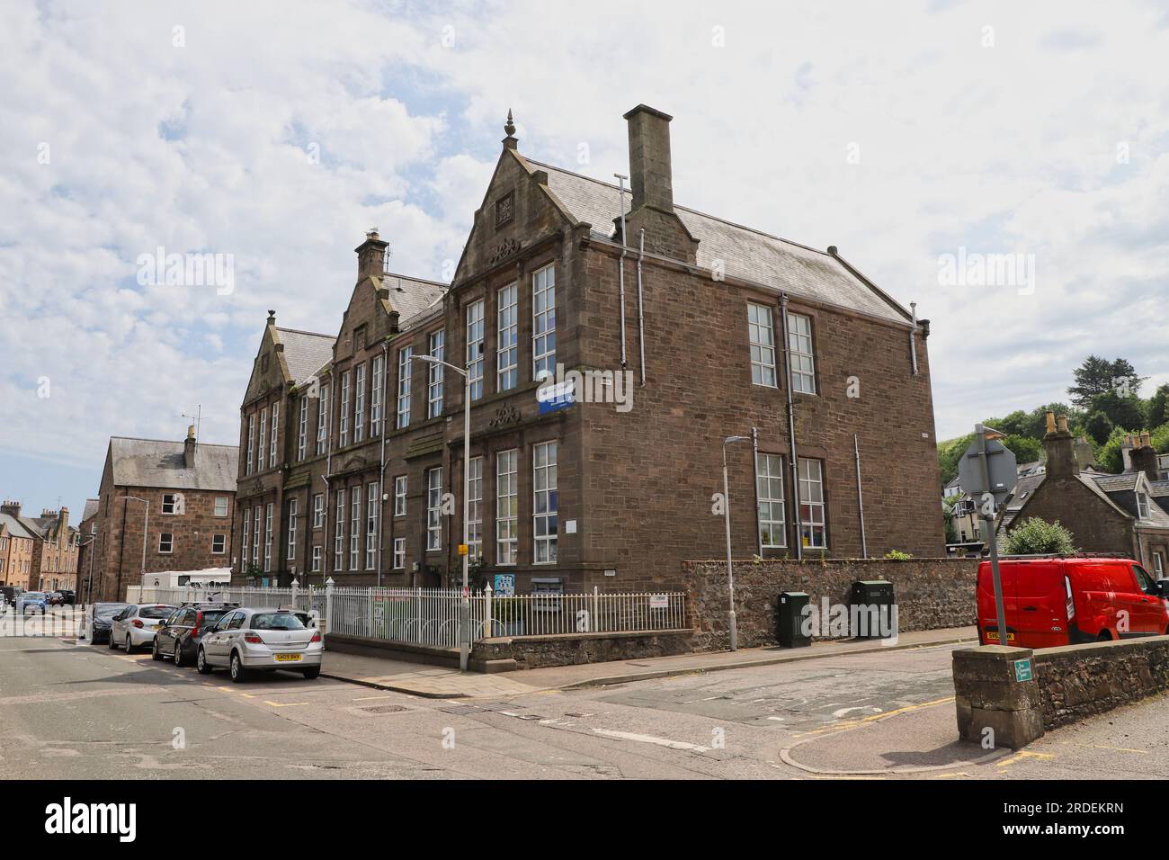 Exterior of Dunnottar School Stonehaven Scotland July 2023 Stock Photo ...