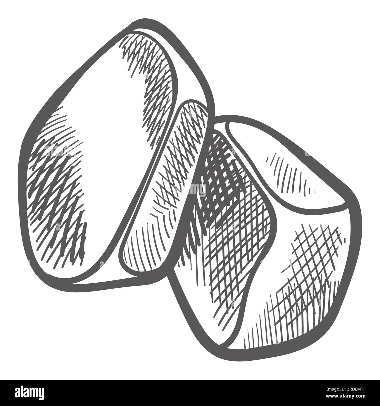 Frozen Ice Cube Drawing
