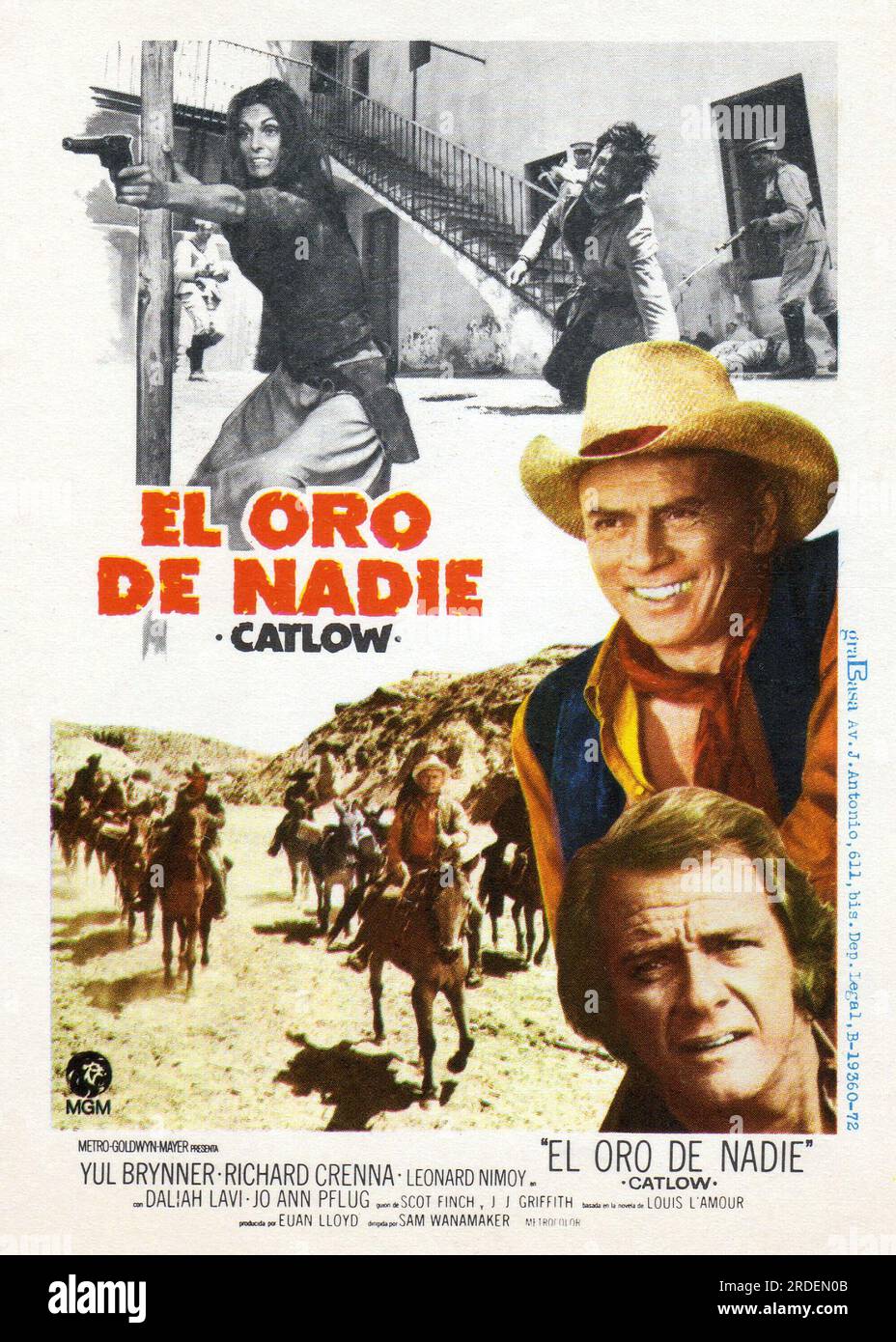 CATLOW (1971), directed by SAM WANAMAKER. Credit: Metro-Goldwyn-Mayer ...