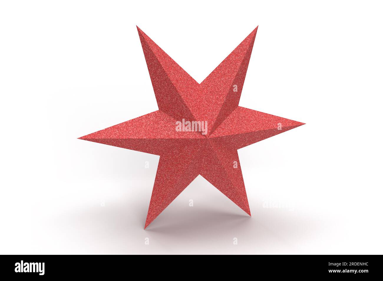 Digitally rendered 3D star isolated on white background Stock Photo - Alamy