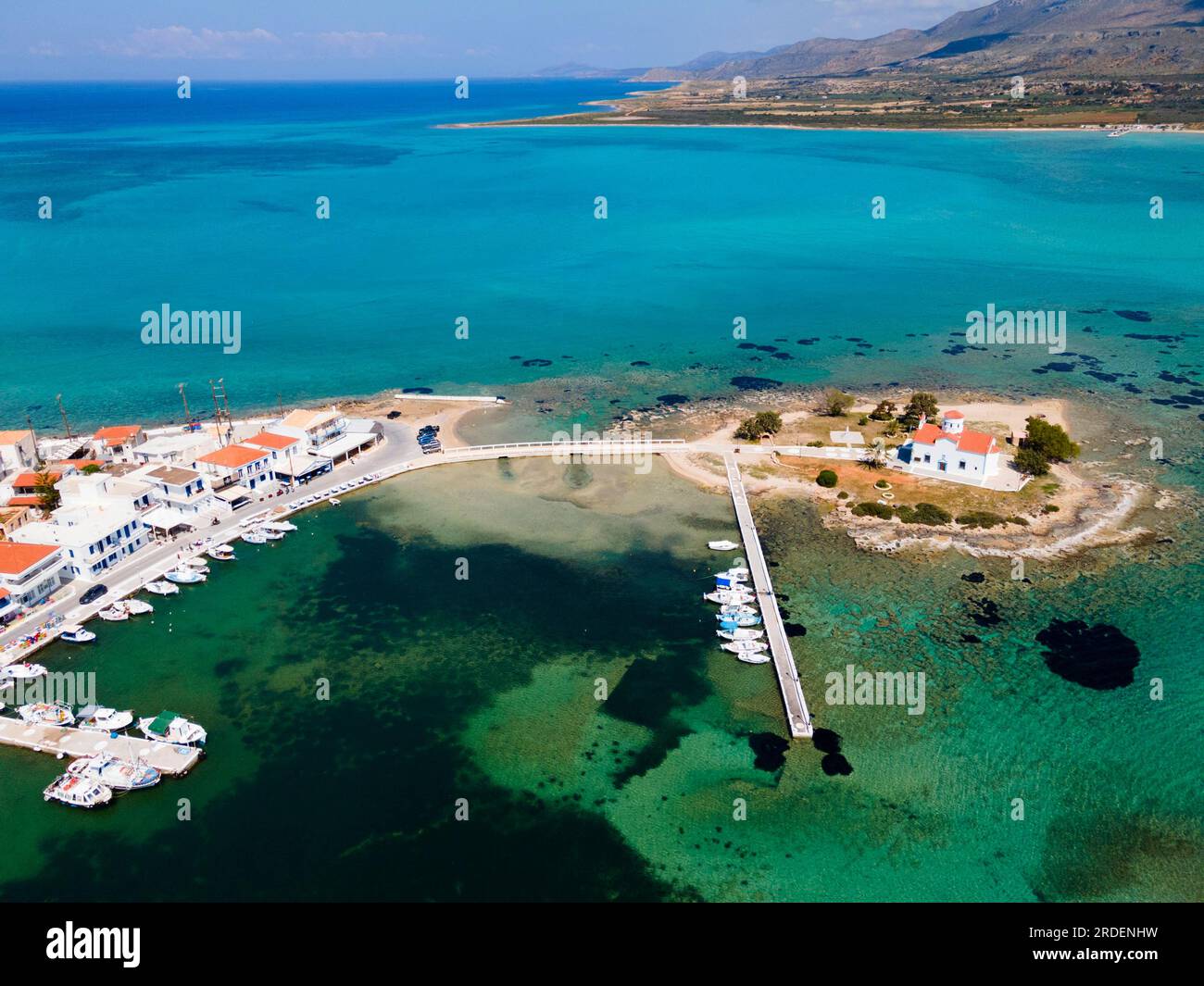 Greek islands aerial hi-res stock photography and images - Alamy