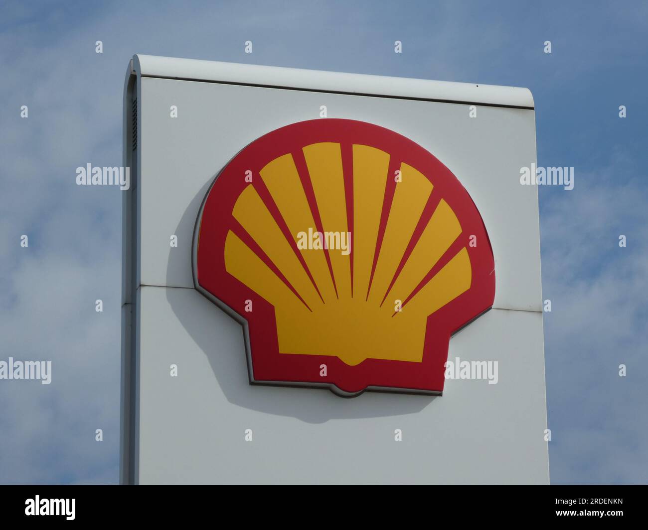 Weilerswist, Germany. 18th July, 2023. Logo, lettering of the mineral ...